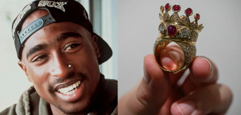 Tupac Shakur's ring is sold at auction for one million euros ...