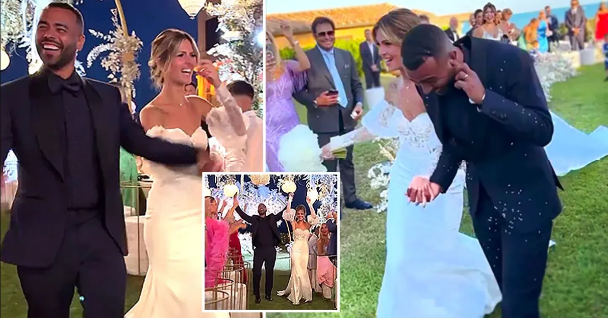 Chelsea legend Ashley Cole marries Sharon Canu in a luxurious ceremony ...