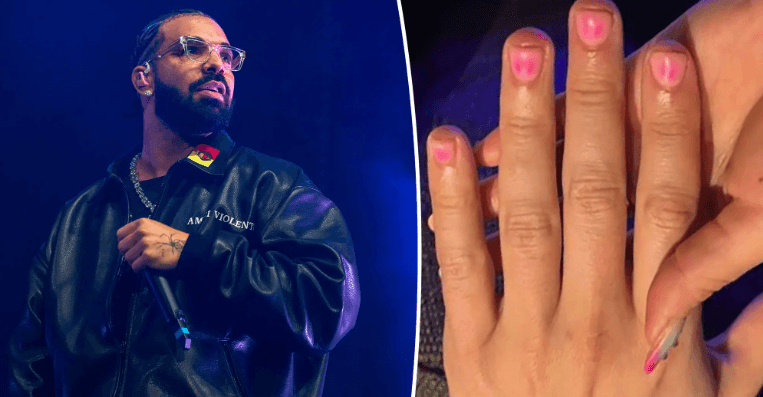 After Cristiano Ronaldo, Drake also gets attention with pink nails ...