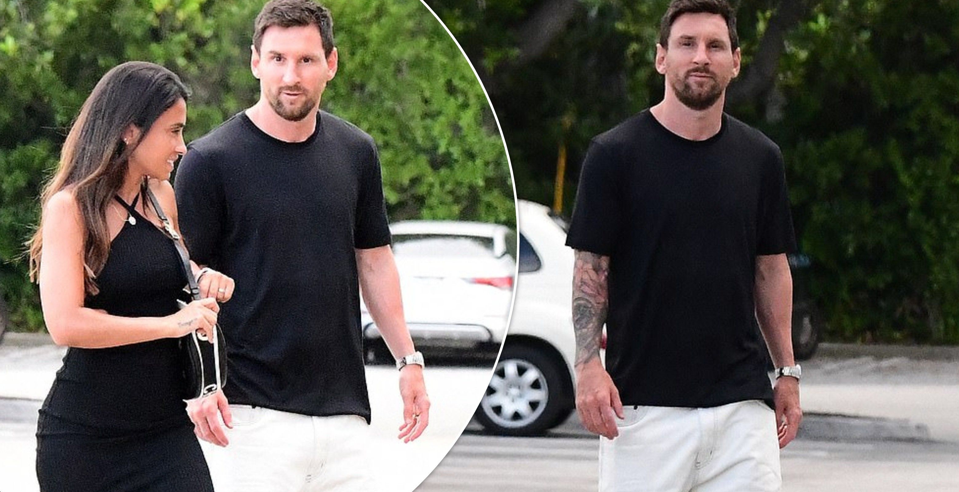 Lionel Messi shfaqet me bashkëshorten dhe fëmijët duke bërë blerje në ...