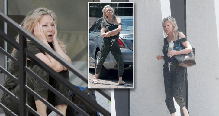 Heather Locklear appears in a disturbing state, talks to herself and ...