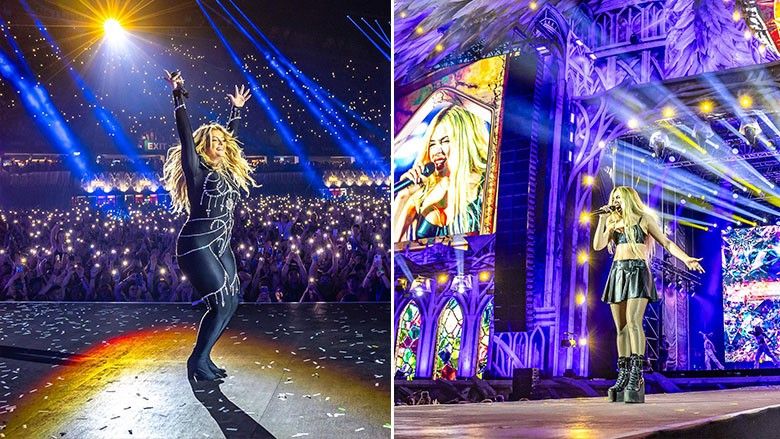Bebe Rexha and Ava Max 'electrified' the public in Romania, singing in ...