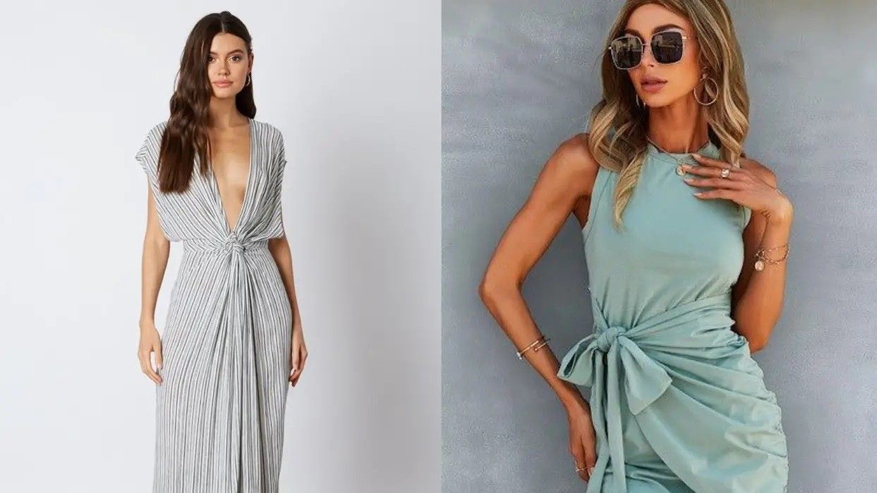 Lace-up dresses: Knotted creations are one of the hits of the summer ...