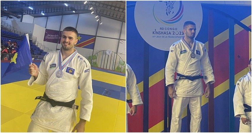 Shpat Zeka fiton medaljen e artë në Lojërat Frankofone Kinshasa 2023 ...