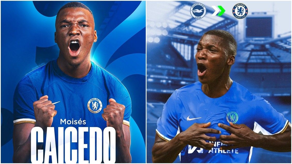 Done, Chelsea player Moises Caicedo - Premier League record signing ...