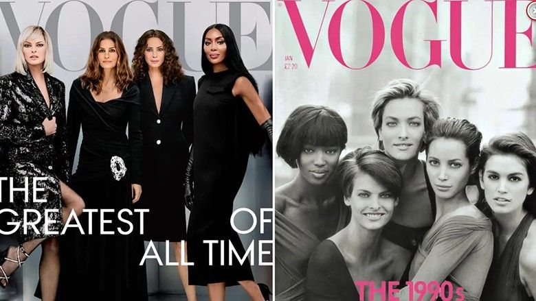Cindy Crawford, Naomi Campbell and more recreate iconic Vogue cover 30 ...