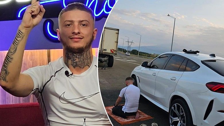 Fero publikon fotografi duke u falur në mes të rrugës - Telegrafi ...