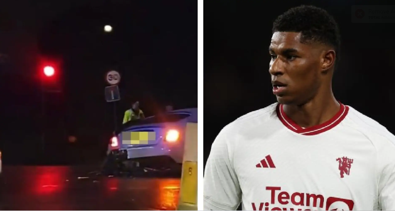 Marcus Rashford has an accident with his car, this is his condition ...