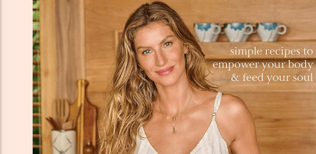 Gisele Bundchen announces 'Nourish' cookbook - Telegraph - Telegraph