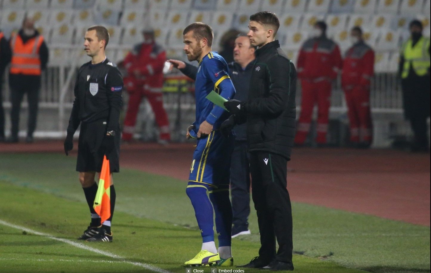 A few minutes of playing with Kosovo in the official match prevent ...