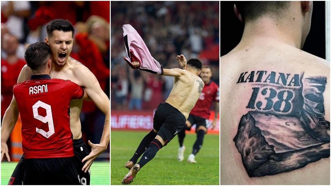 Mirlind Daku's goal celebration and the tattoo dedicated to the ...
