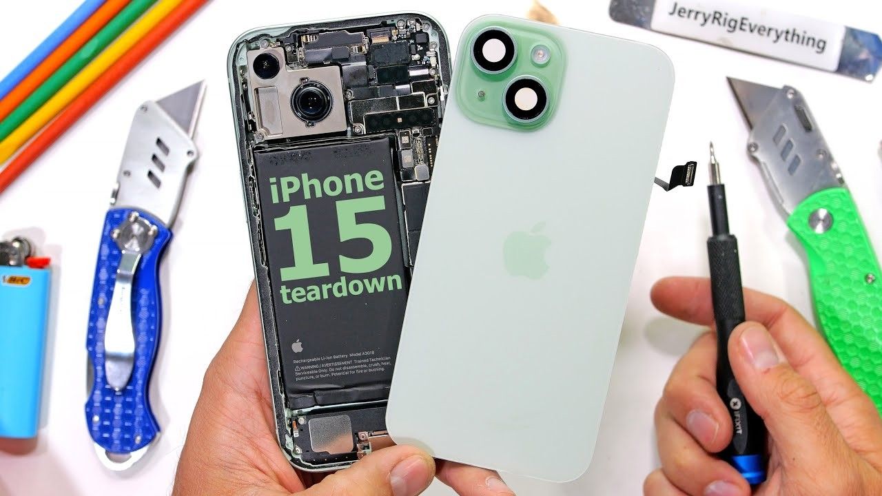"Inside" the iPhone 15, the basic model is disassembled - Telegraph ...