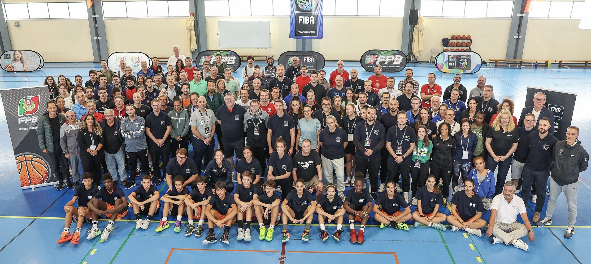Agnesa Robaj and Dëfrim Hashani participate in the FIBA U14 Get ...