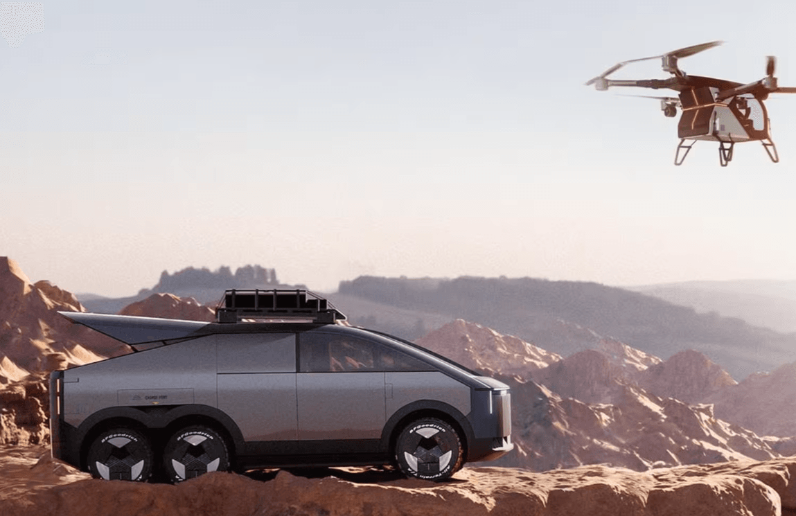 Xpeng presents the Tesla Cybertruck clone - the SUV is also equipped ...