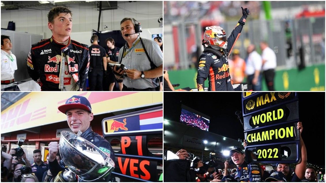 Max Verstappen's road to three world championship titles in Formula 1 ...