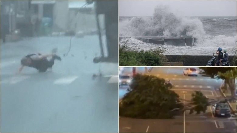 Blow less than 342.7km/h: Taiwan records world's third strongest 'burst ...