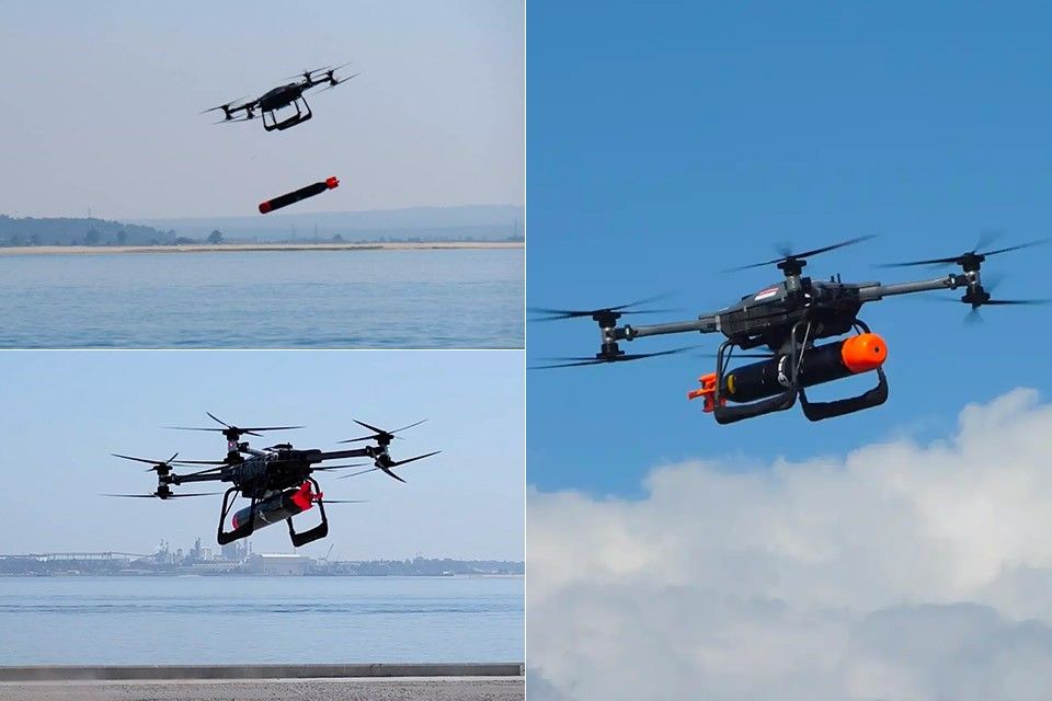 The world's first drone to launch an anti-submarine missile - Telegraph ...