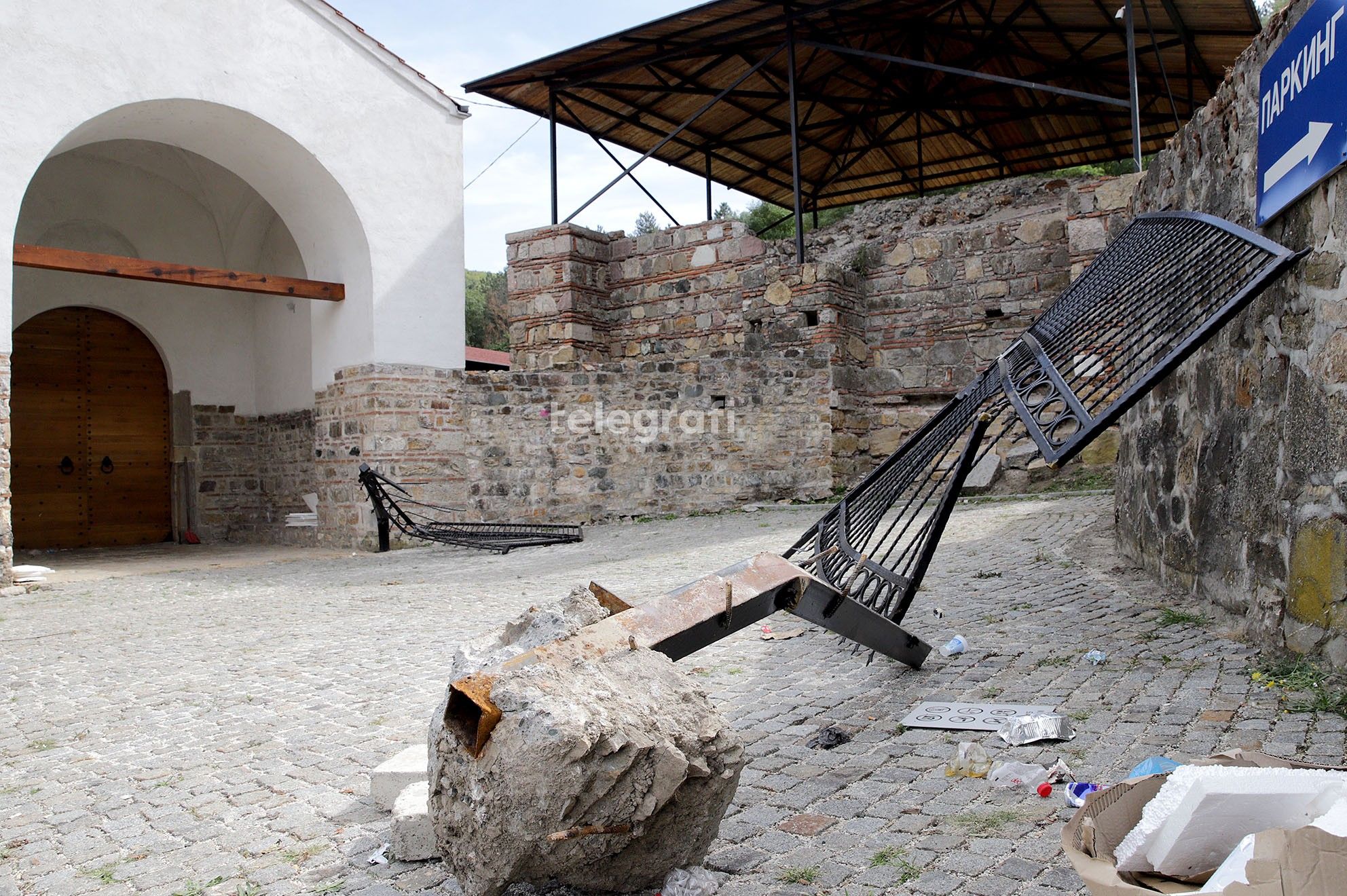 The EU official visited the Banjska Monastery after the September 24 ...