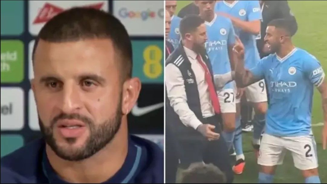 Kyle Walker breaks silence on his clash with Arsenal assistant coach ...