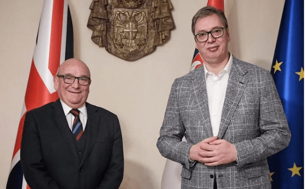 Peach and Vucic meet, talk about Kosovo-Serbia dialogue - Telegraph ...