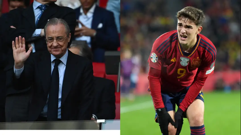 The president of Real Madrid sends a letter of support to Gavi after ...