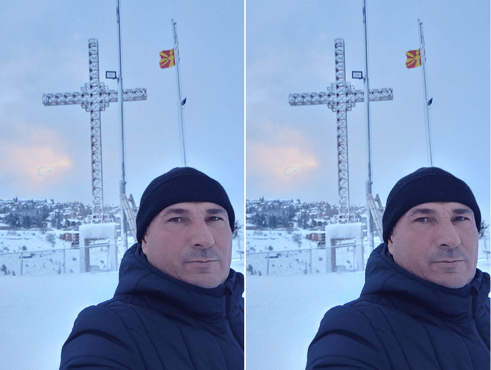 Angellov: The Albanian flag near the cross on the Hill of the Sun has ...