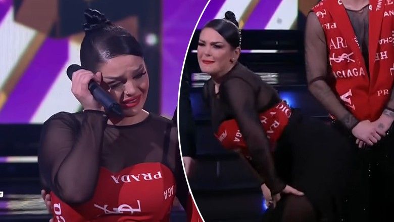 Fifi cries on the Dancing With The Stars stage, then "twerks" in front ...