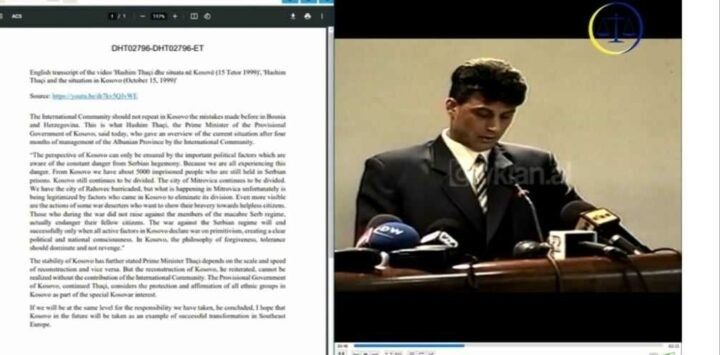 Avokati Gregory Kehoe në Hagë: Thaçi dënoi vrasjet dhe bëri thirrje për ...