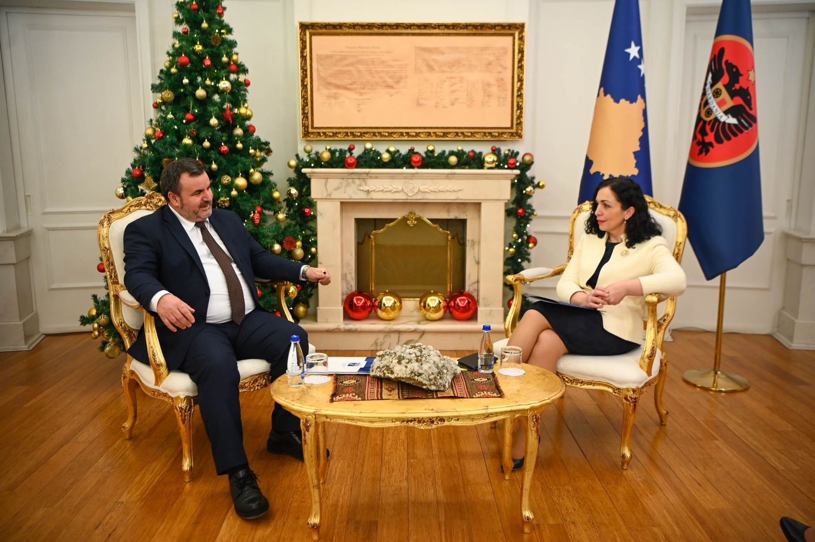 President Osmani and the Ombudsman talk about the Election Law ...