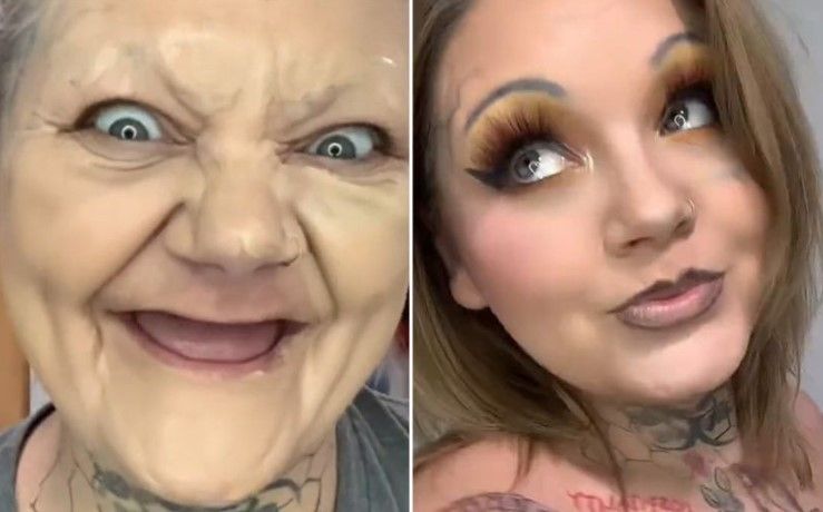 Jessica has no teeth and eyebrows, but her transformations conquer ...