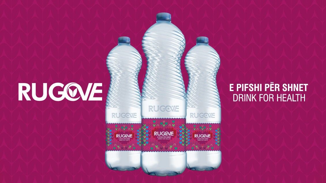 The magic of the holidays reaches the new packaging from Ujë Rugove ...