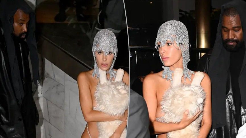 The most bizarre edition of Bianca Censori so far: Clothing with a ...