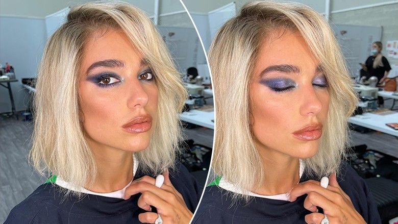 Dua Lipa publishes some attractive photos as a blonde from behind the ...