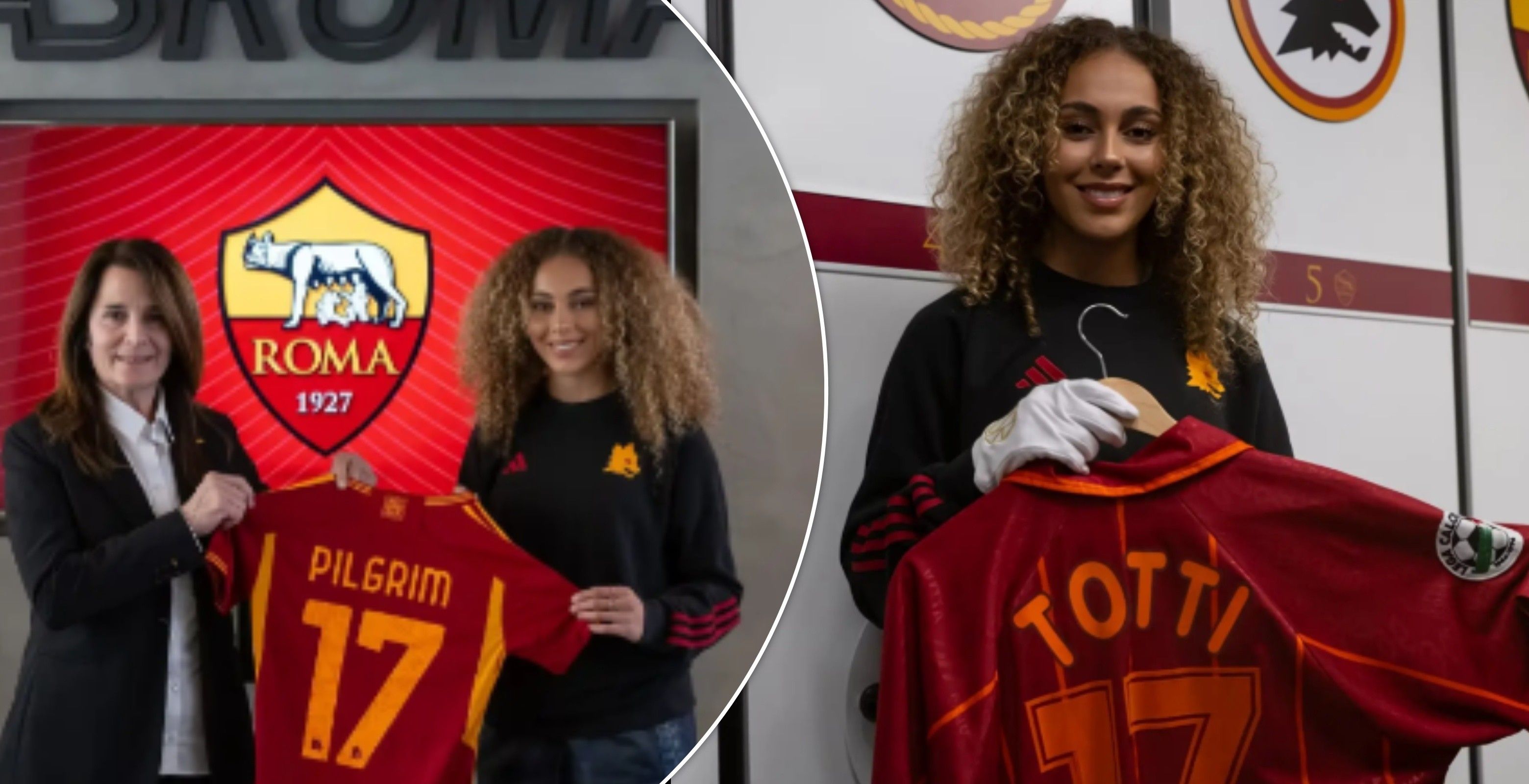 The young footballer of Rome has made all of Italy for herself with her ...