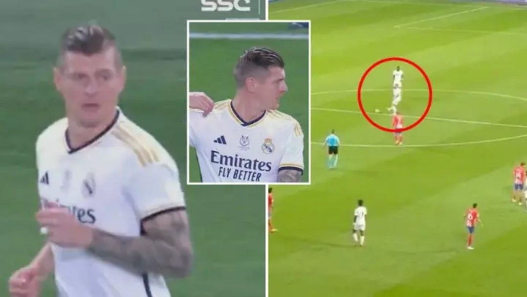 He was booed after every touch of the ball, Kroos with a brilliant ...
