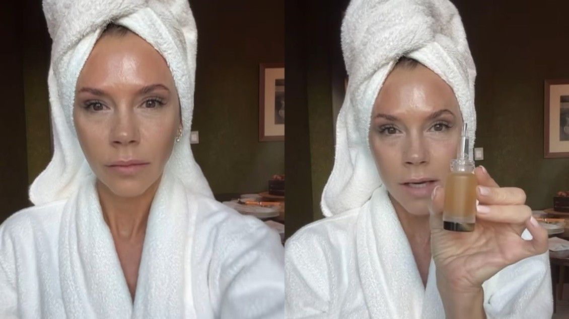Victoria Beckham accused by fans of lying about being make-up free ...