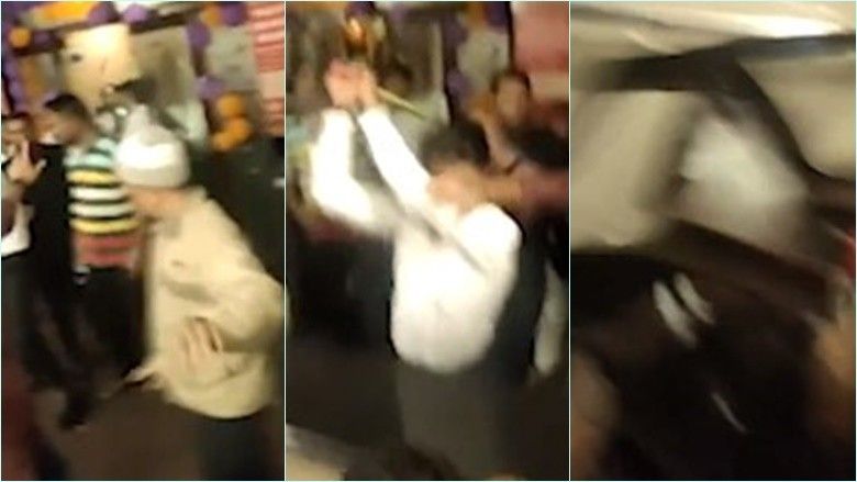 Cause of "undercooked food" - massive fight between waiters and ...