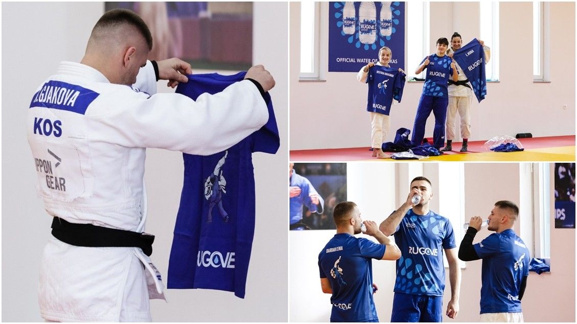 Ujë Rugove visits the judo champions, surprising them with gifts ...