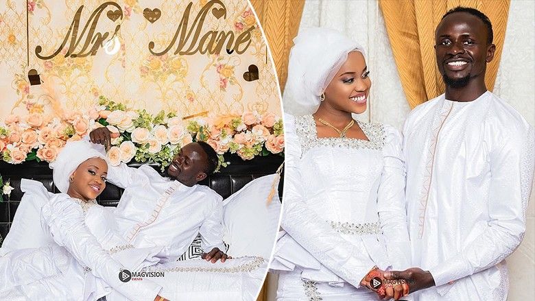 Sadio Mane marries his mystical girlfriend of 18 years, in a religious ...