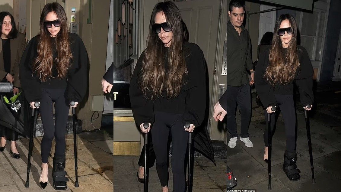 Victoria Beckham recently broke her leg, but she is not giving up her ...