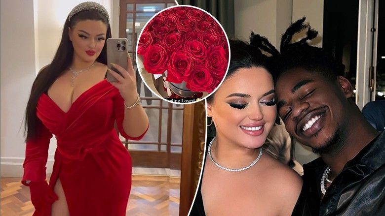 Enca Haxhia raises suspicions that she has separated from her African ...