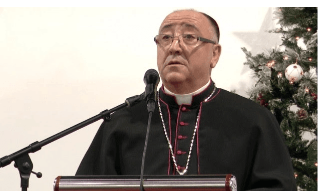Bishop Dodë Gjergji congratulates the Catholic faithful on Easter ...