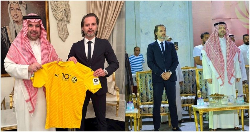 Shqiprim Berisha as president of Schaffhausen was received by Prince Abdullah Bin Saad bin Al ...