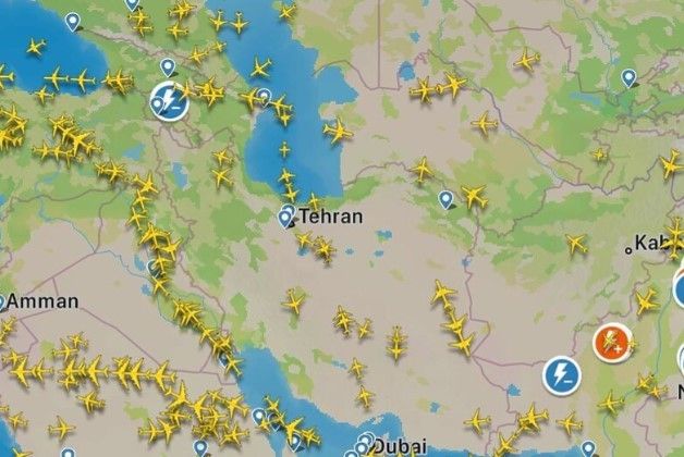 No Western airlines fly over Iran after Israeli attack - Telegraph ...