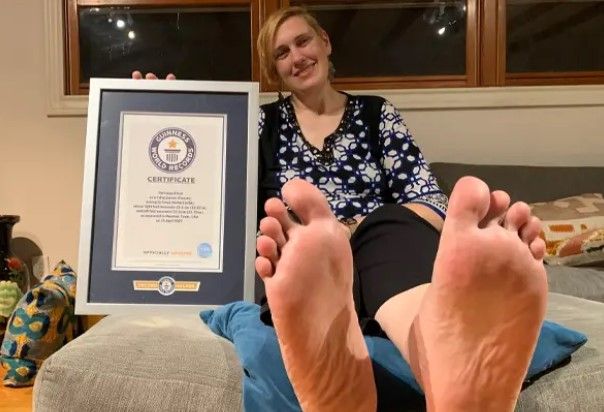 The American woman has the biggest feet in the world - she reveals what ...