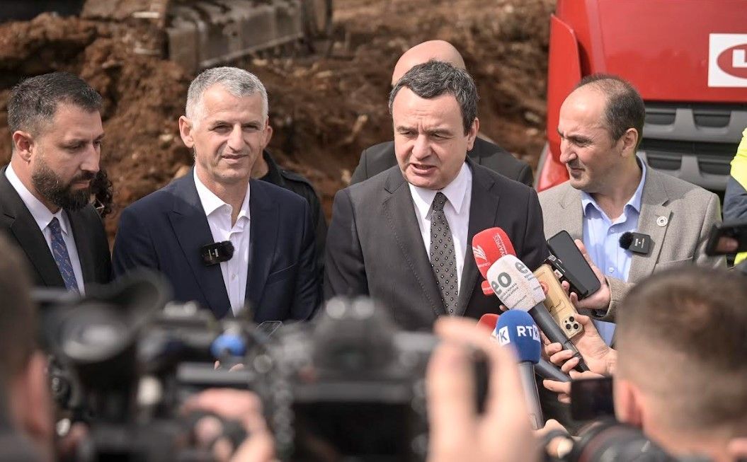 Kurti visited the beginning of the project in the Kijevë-Dollc segment ...