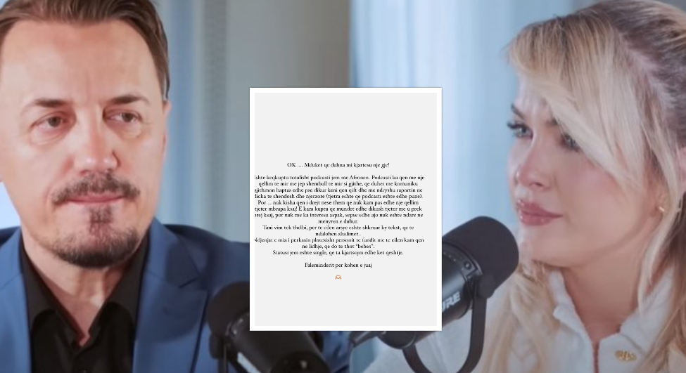 "The podcast with Afrona is misunderstood, my feelings belong to the ...