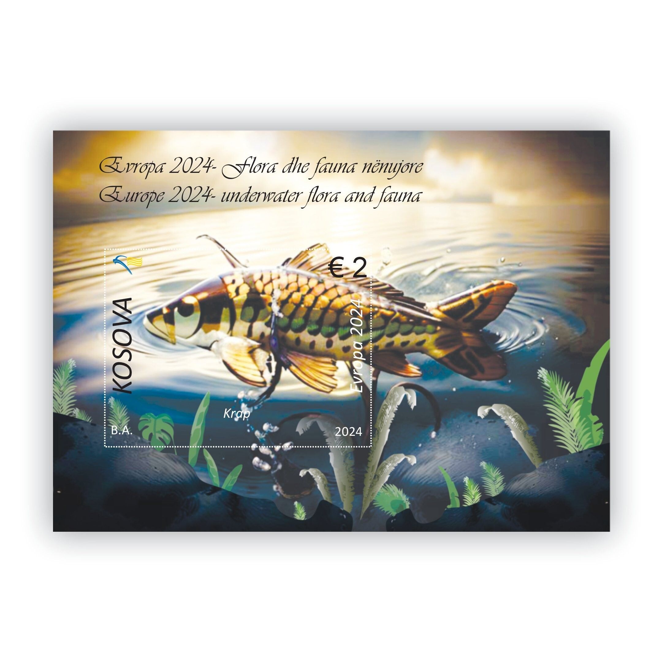 Europe 2024 - underwater flora and fauna on postage stamps - Telegraph ...