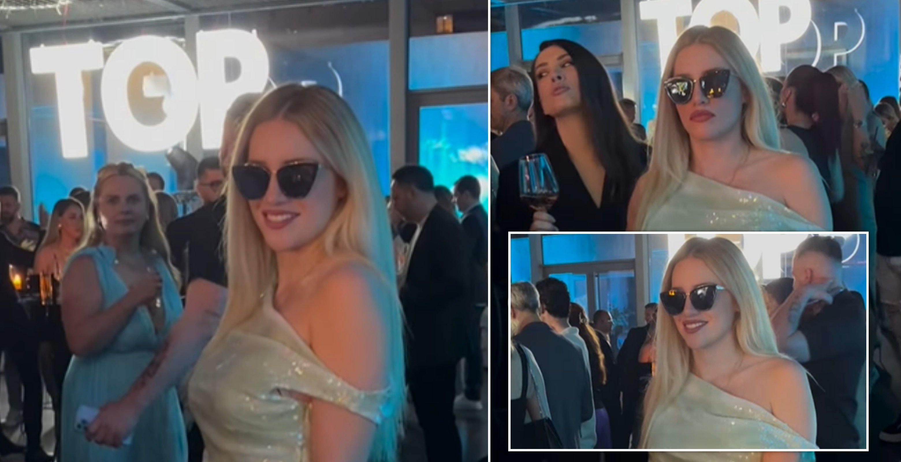 Heidi Baci appears at the party organized after Big Brother without ...