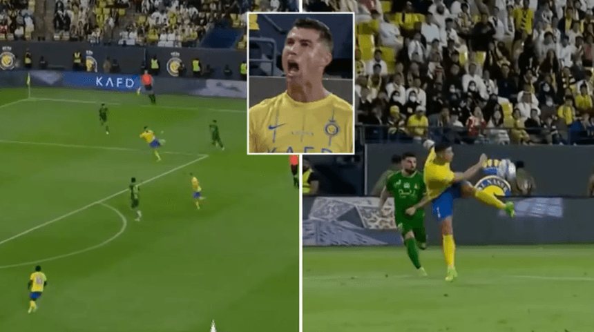 Does this Ronaldo know how to stop? What a goal with the left foot ...